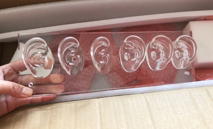 Hearing Aids Display Stand - Eco-Friendly Acrylic & Silicone