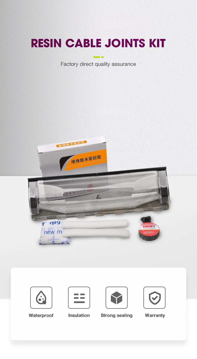 Wzumer Lv Electrical Waterproof Cast Resin Gel Filled Splice Cable ...