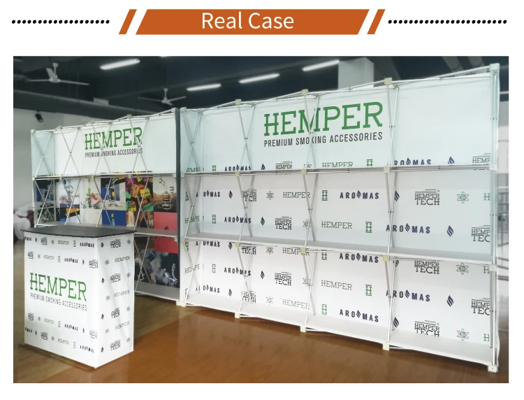 Custom Design 10x20ft Portable Aluminum Frame Advertising Backdrop Pop ...