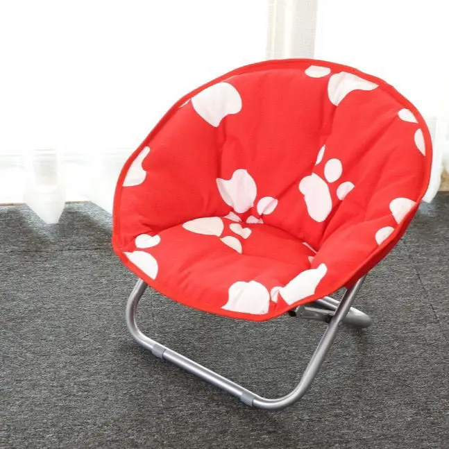 Outdoor Portable Children Chair Foldable Adjustable Red Kids Moon Chair ...