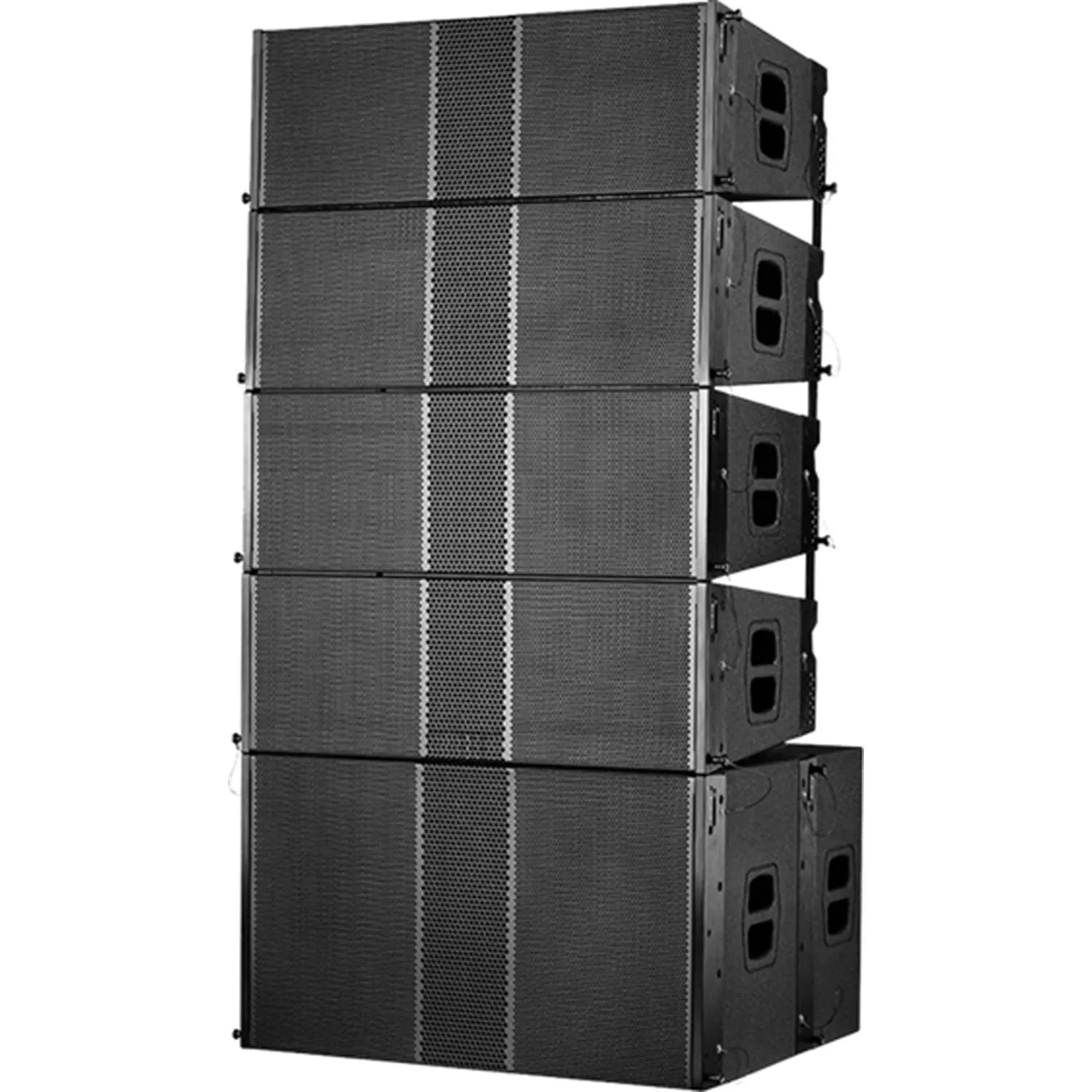 Dual 12 Inch Line Array Speakers Three Division Linear Array Full Frequency Professional Audio ...