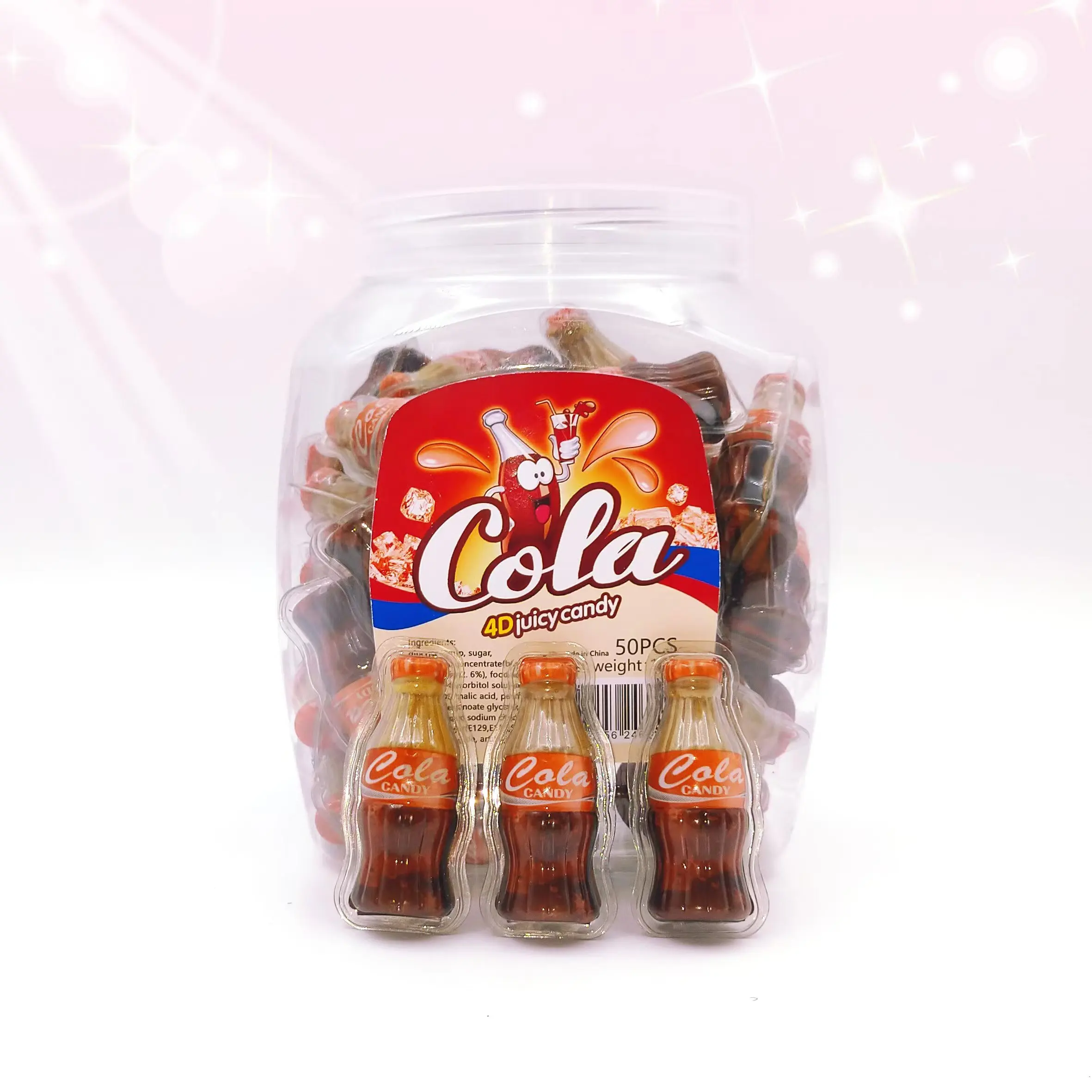 3d Cola Bottle Gummy Jelly Burst Exploding Candy 11g*30pieces*20jars ...