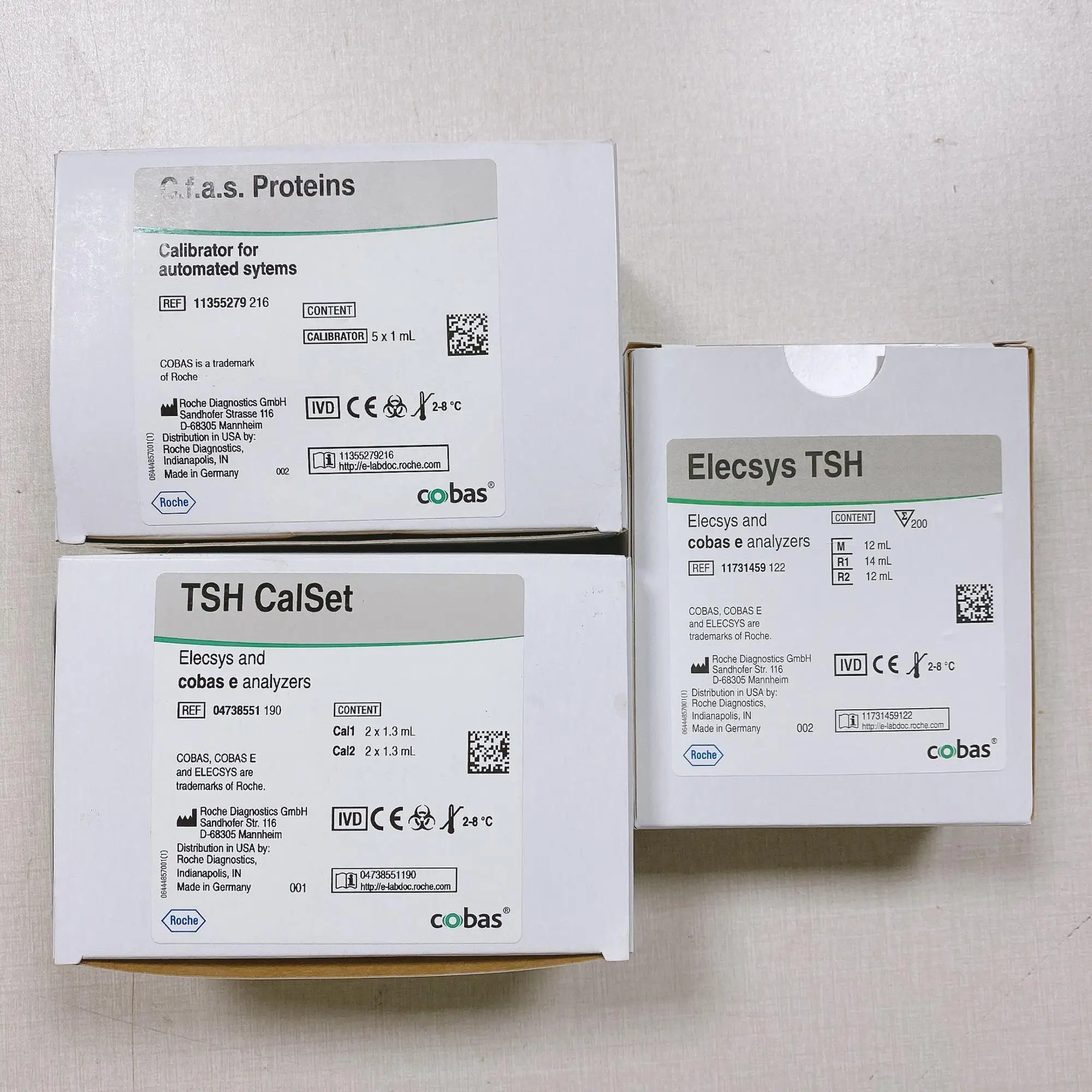 Original Roche Bioquímica Reactivos Reactifs Roche Cobas E411 C111 C311 ...