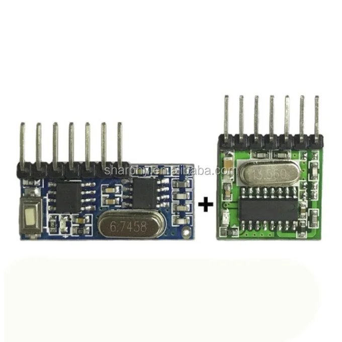 433mhz Wireless Wide Voltage Coding Transmitter Decoding Receiver 4 Ch ...