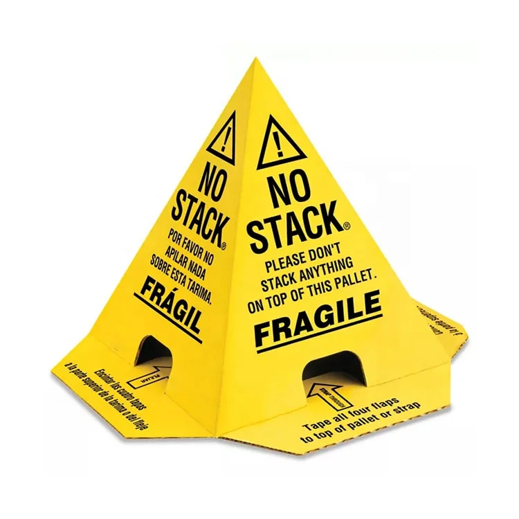 Top Quality Recycled Paper Do Not Stack Pallet Cones