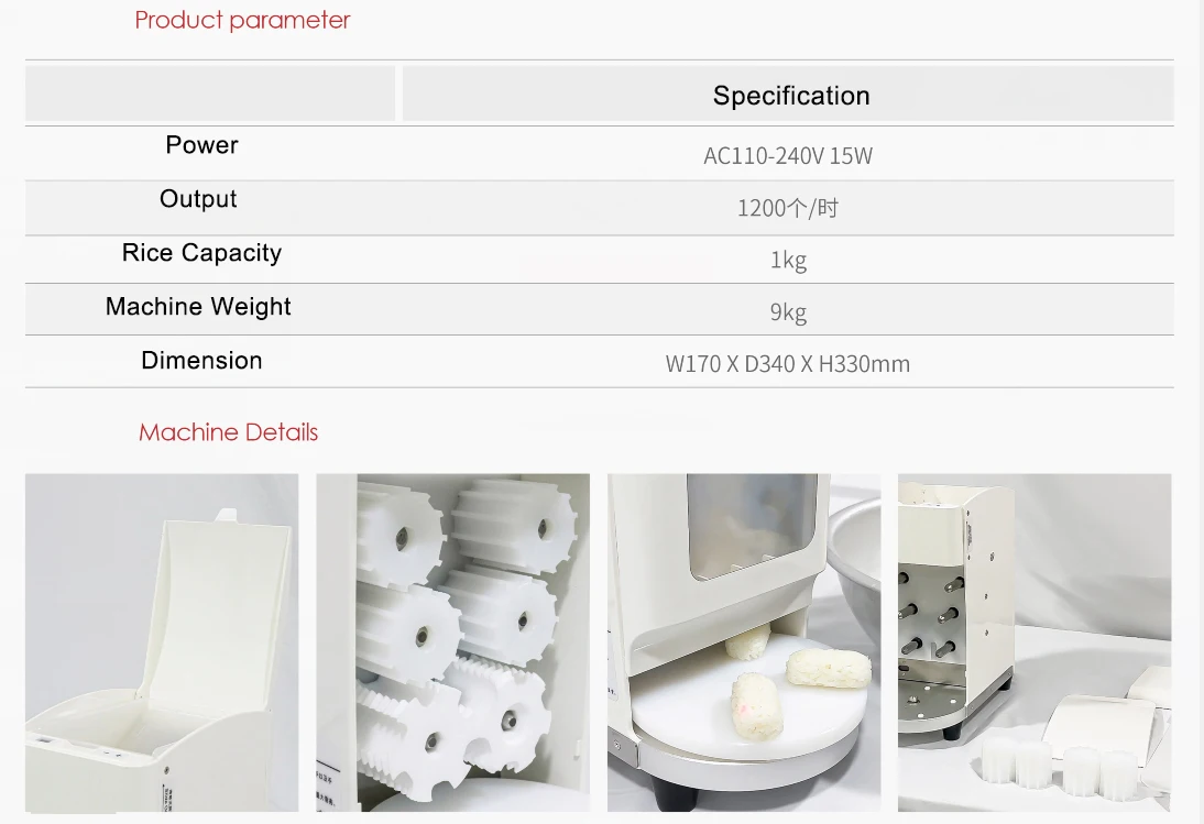 Cheap Automatic Sushi Nigiri Machine for Sale - 1 Year Warranty