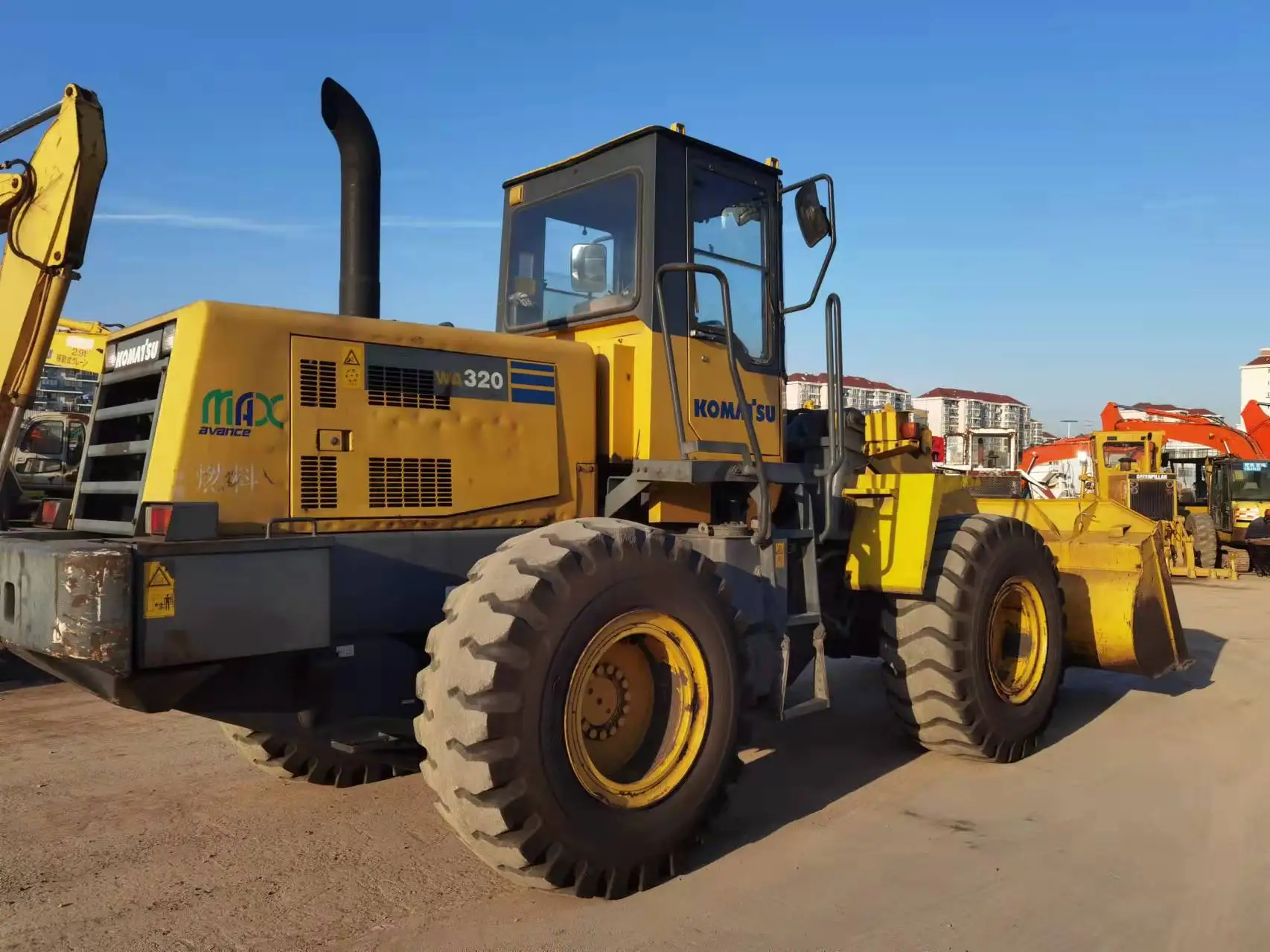 Used Komatsu Wa320 Loader Used Komatsu Wheel Loader Wa 100 120 320 380 ...