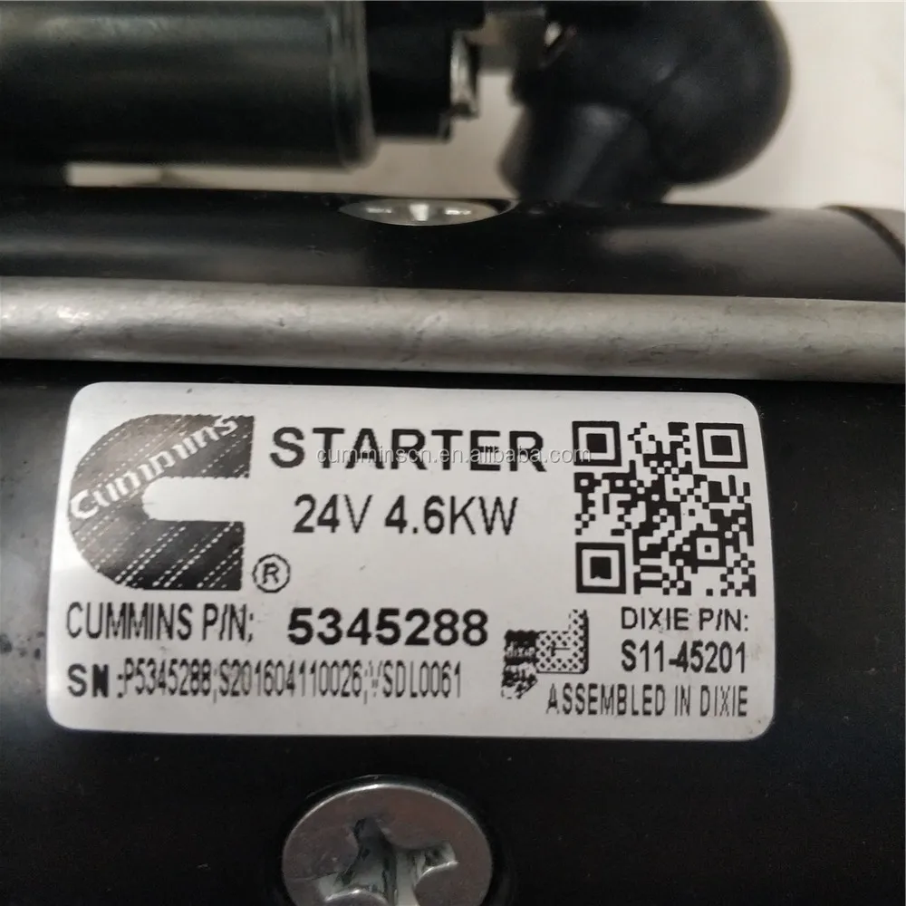 Cummins Diesel Engine ISF Starter Motor 5345288 - Reliable Power