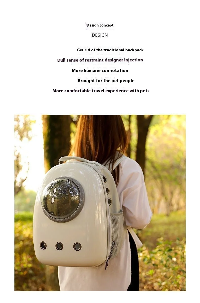 Outgoing Portable Cat Backpack Cat Cage Book Packaging and Pet Carrier ...
