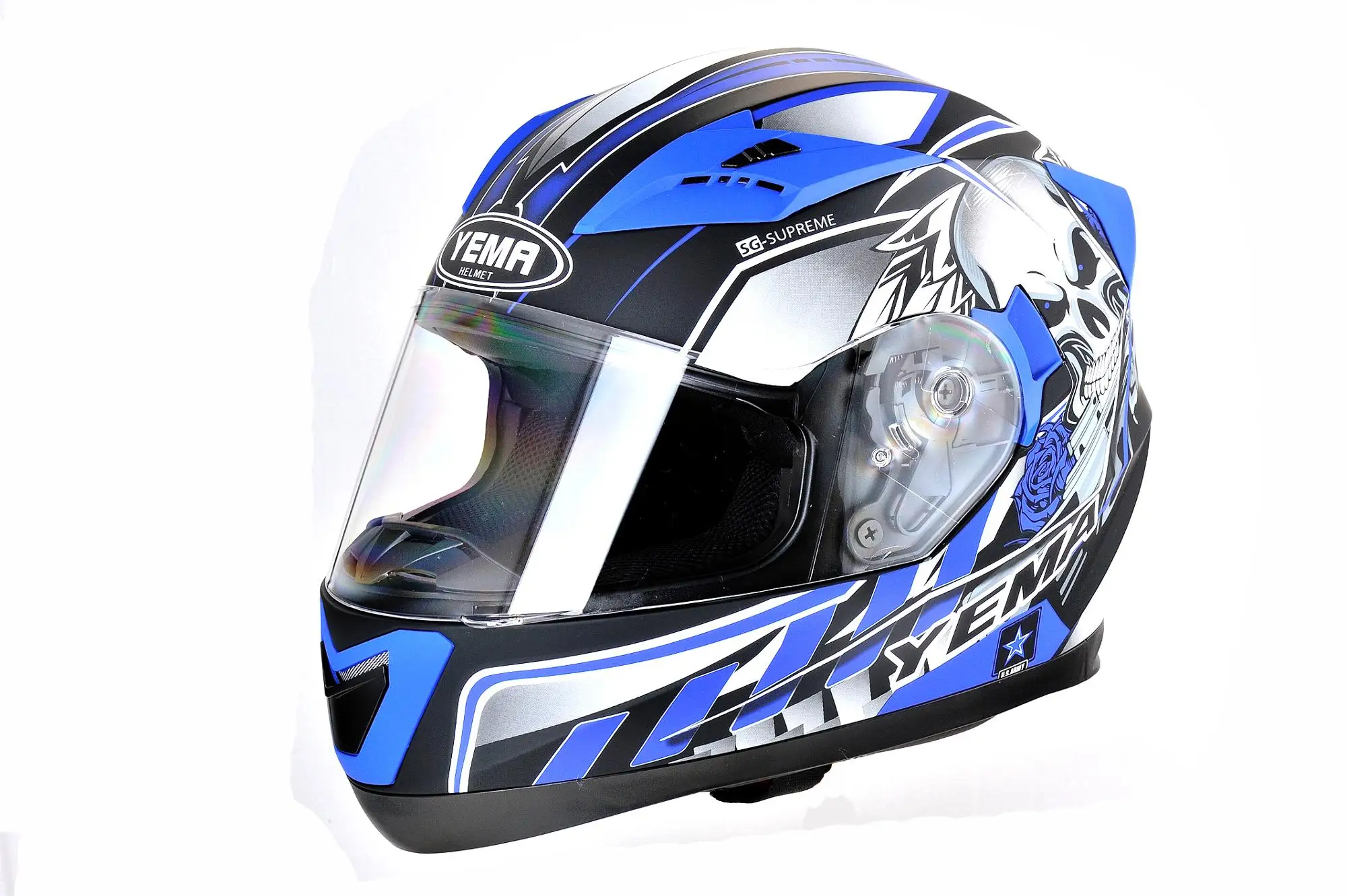 Motorcycle Full Face Helmet DOT Certified Yema Helmet YM-829