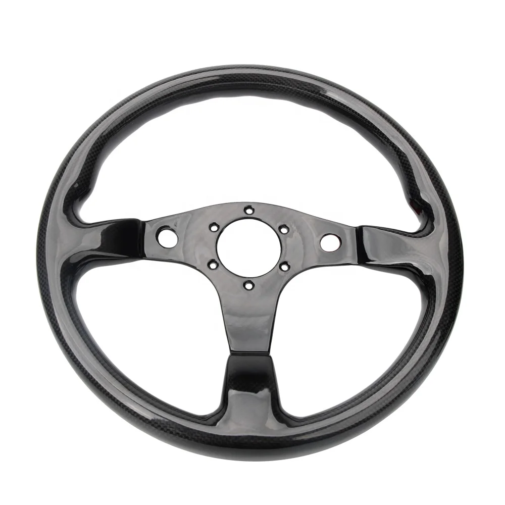 Hiwowsport Carbon Fiber Racing Steering Wheel - 300mm