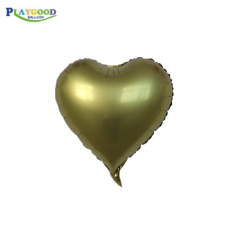 18 Inch Metallic Heart Balloon - Perfect Party Decoration