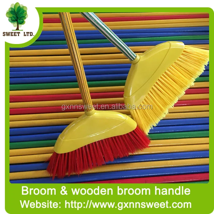 Soft Plastic Broom With Broom Stick From Guangxi Factory - Buy Soft ...