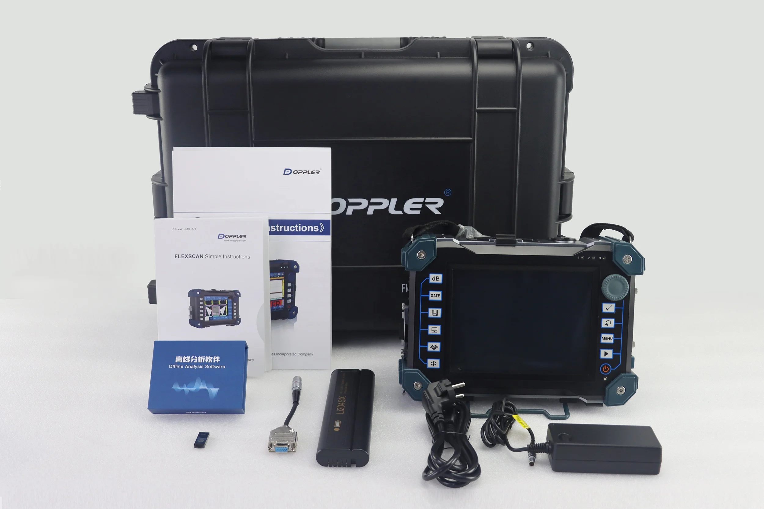 Doppler Ultrasonic NDT Equipment - Phased Array Flaw Detectors
