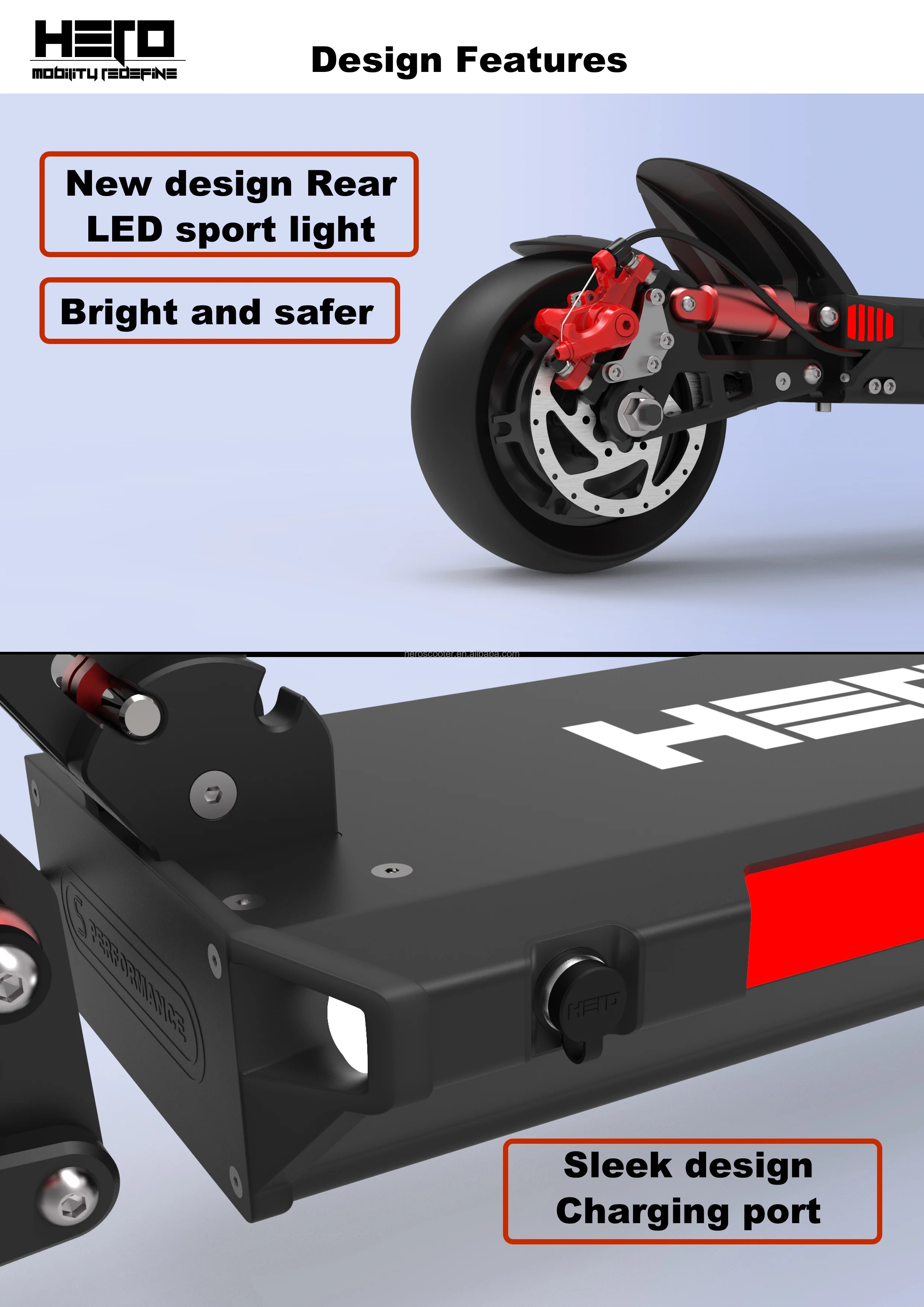 Hero S8 Mini Scooter Electric Scooter Electric Two Wheel Battery ...