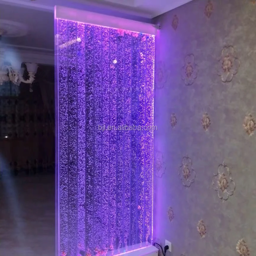 Decorative Acrylic Water Bubble Wall Fountains for Indoor & Outdoor Use ...