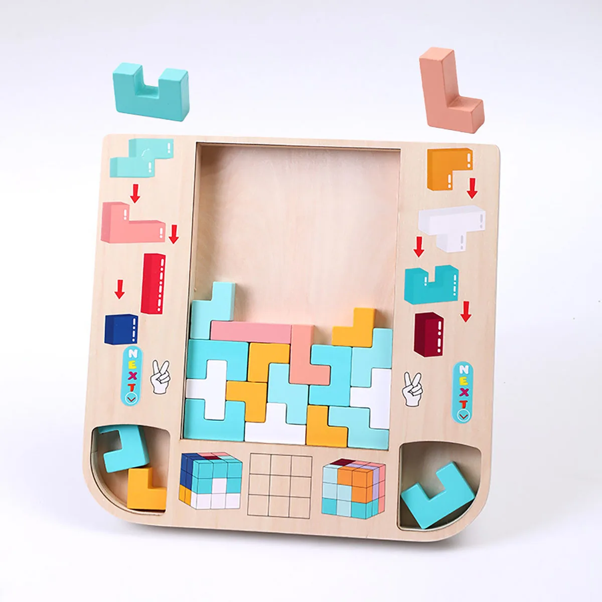 Hot Early Childhood Education Puzzle Blocks For Children's Thinking ...