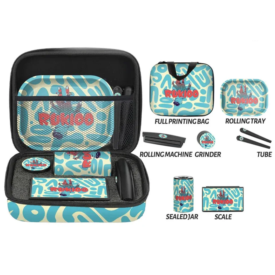 Classic 6-Set Custom Smoking Tool Grinder Rolling Tray