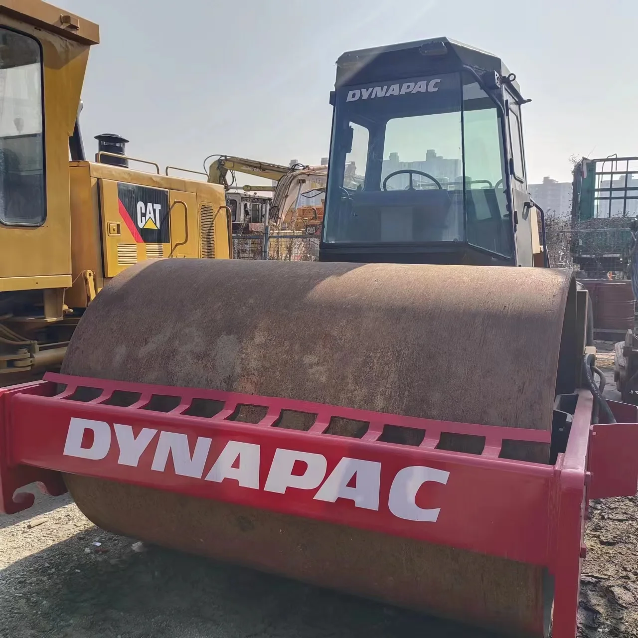 Original Sweden Dynapac Single Drum Roller Ca30d 14 Ton Compactor,Used ...