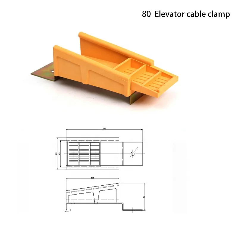 Elevator Cable Clip With Bracket Flat Cable Clamps With Bracket ...