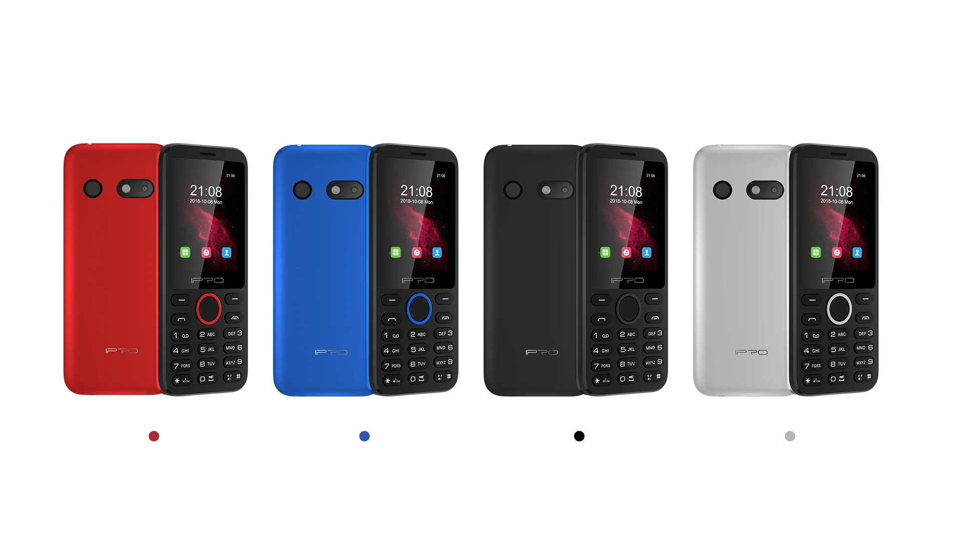Factory Unlocked Kai Os Senior Feature Phone 2.4inch 4g Lte Keypad ...