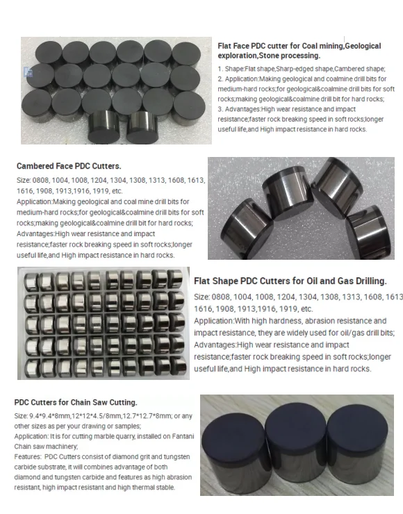 High Quality Pdc Cutter For Oil/gas Pdc Drill Bits Cutter Tungsten ...