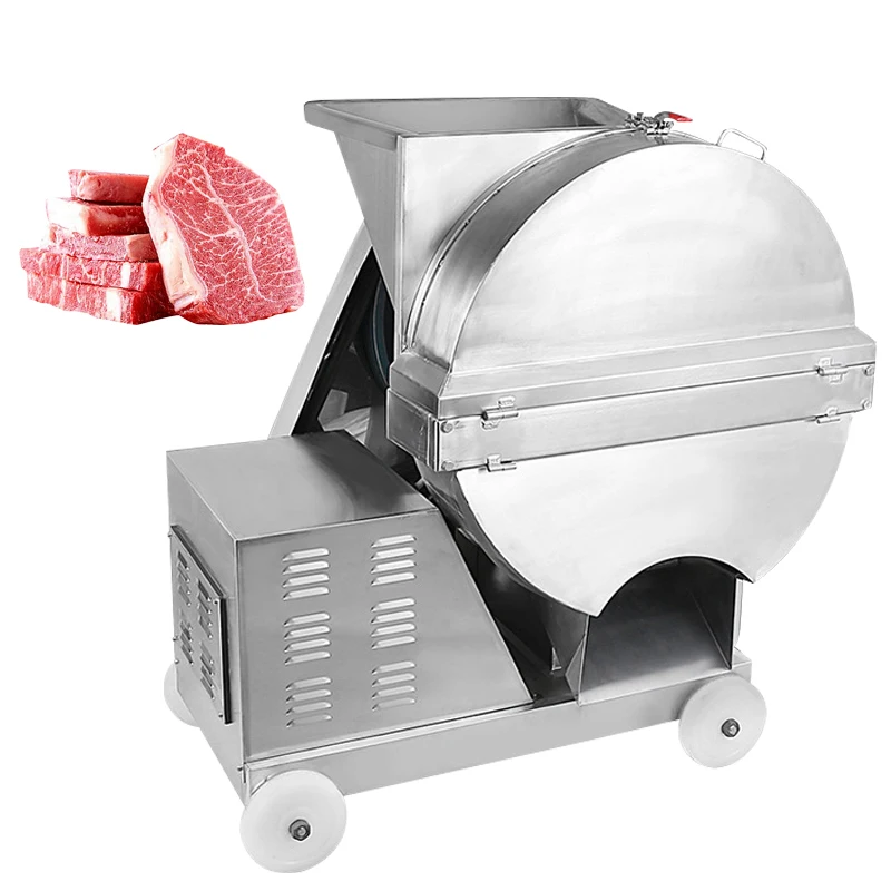 Stainless Steel Frozen Meat Block Cutting Slicing Machine Frozen Block ...