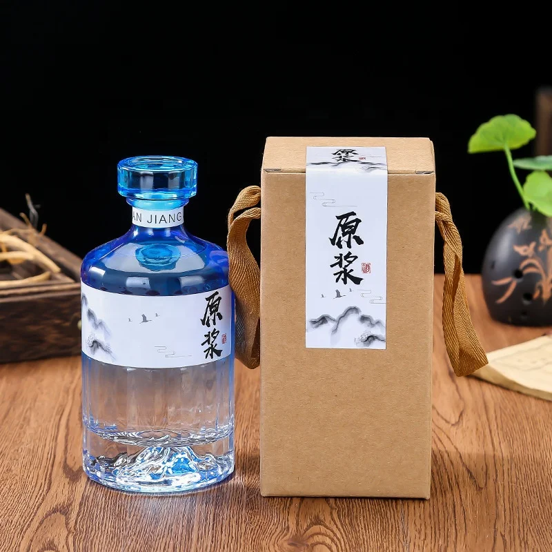 Custom Mountain Base Wine Bottles 250ml - Perfect for Spirits