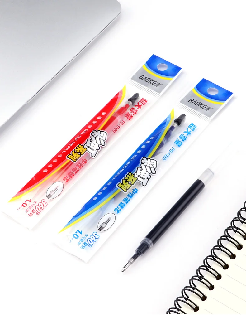 BAOKE Smooth Writing Refill 1.0mm Gel Ink Pen with Jumbo Capacity