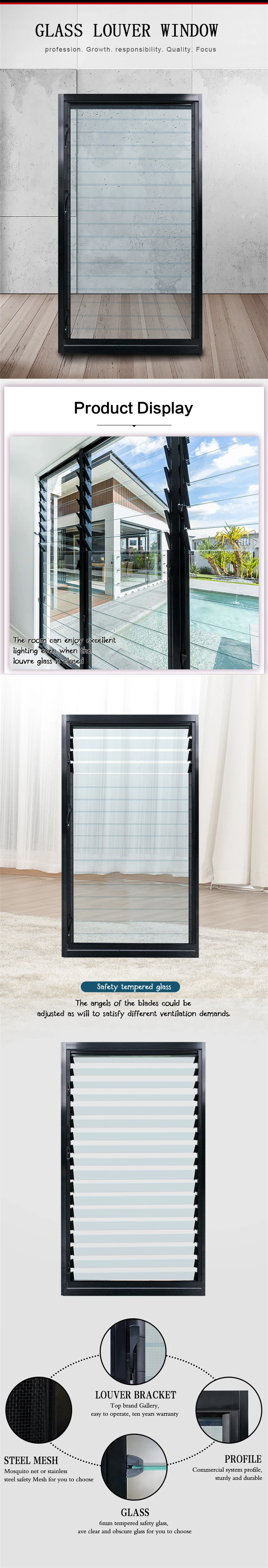 Creative Louver Aluminium Electric Louver Shutter Price