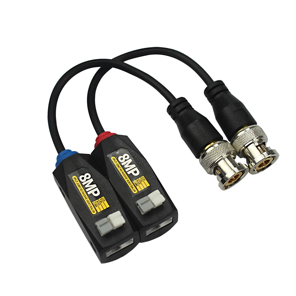 New Upgrade 4k Hd Cvi Tvi Ahd Cvbs Combinable Utp Cctv Video Balun 8mp ...