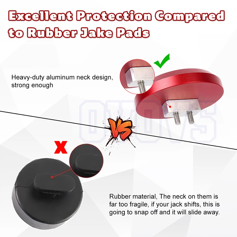Ovovs Billet Aluminum Jacking Puck Jack Pad Adapter Floor Jack Pucks ...