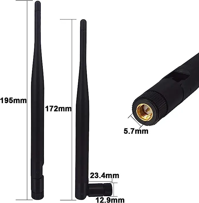 2400-2500/5150-5850mhz Wifi Router Receiver Antenna 5dbi