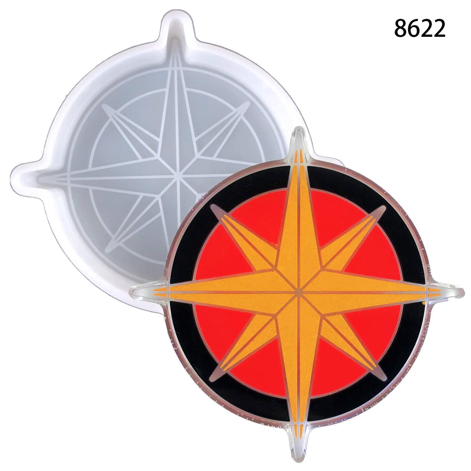 Compass Aromatherapy Resin Silicone Mold Epoxy Resin Silicone Mold ...