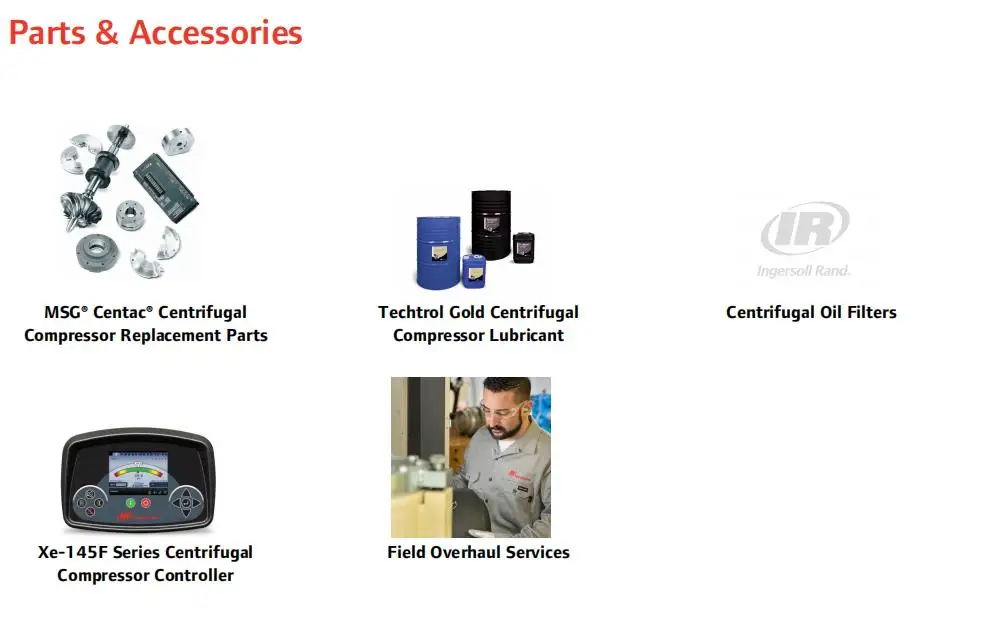 Ingersoll Rand MSG Centac High Pressure Air Compressors