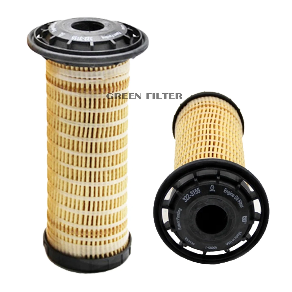 Greenfilter-high Quality Excavator Oil Filter Element 322-3155 3223155 ...