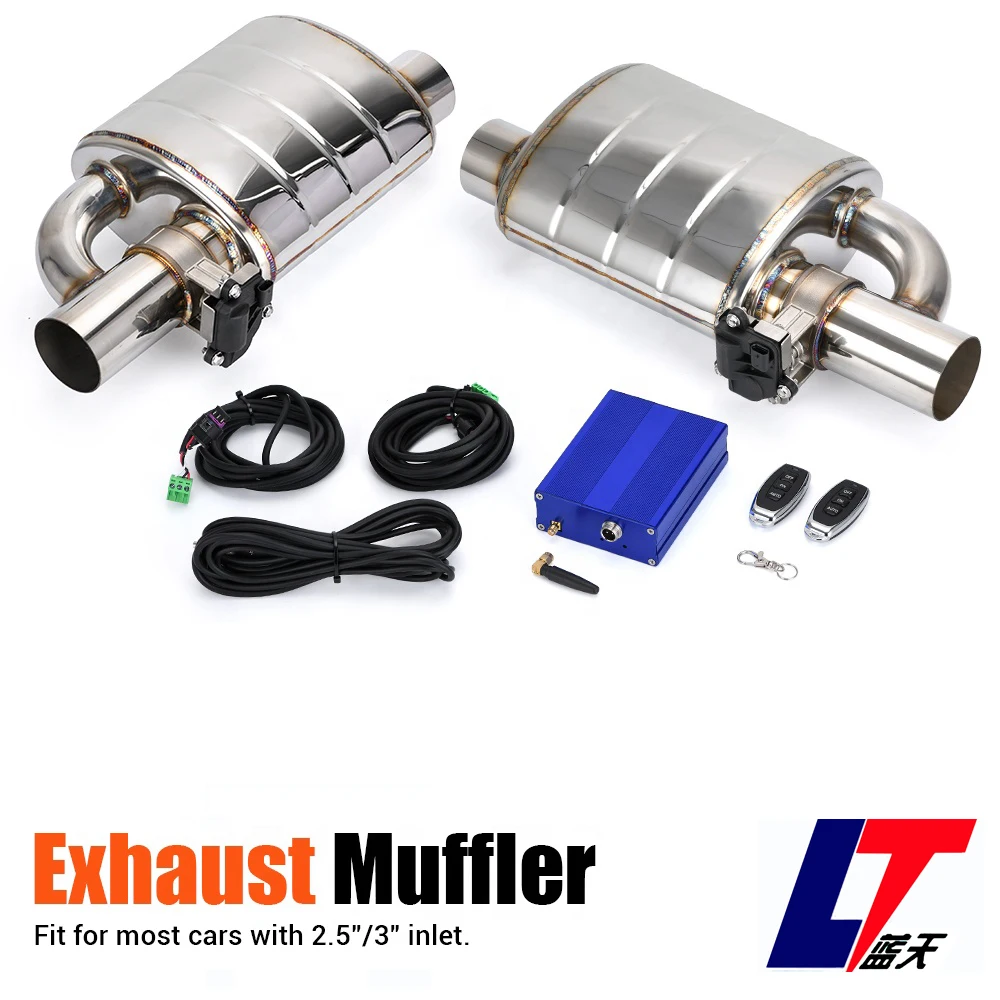 Valvetronic Cutout - Exhaust Muffler Double with Remote Control