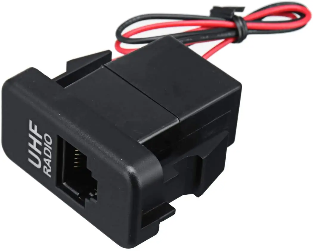 RJ45 UHF Radio Microphone Blue Led Pass Through Socket Outlet for ...