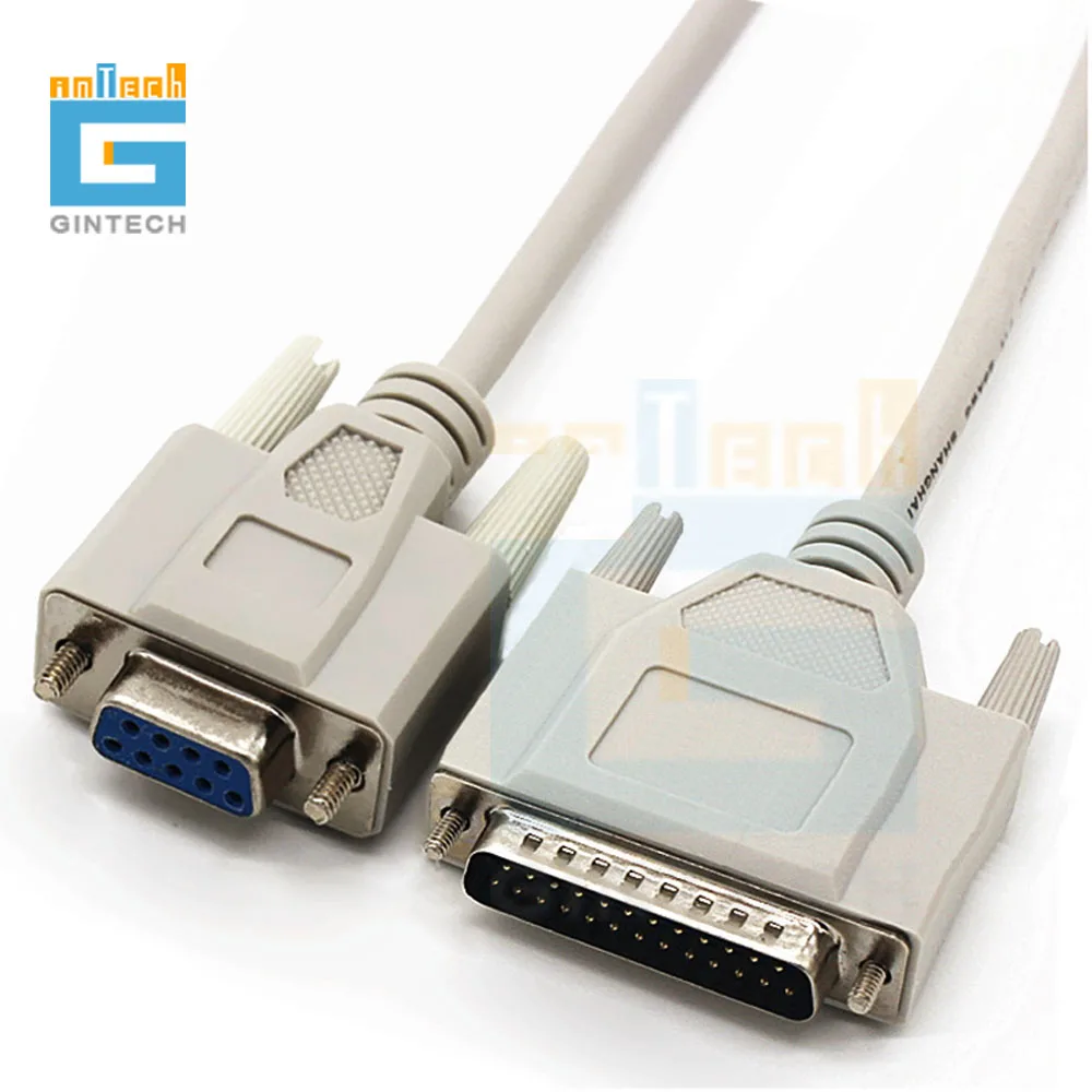 1.5m 3m 9pin To 25pin Rs232 Serial Data Cable Db25 Male To Db9 Female ...