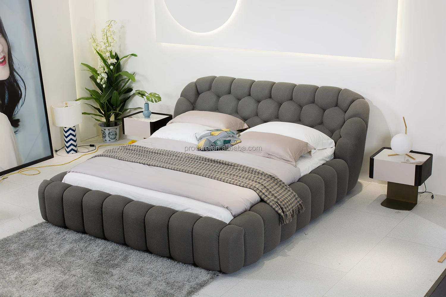 Luxury France Modern Bubble Bed Roche Bobois Designer Italian Bed Villa ...