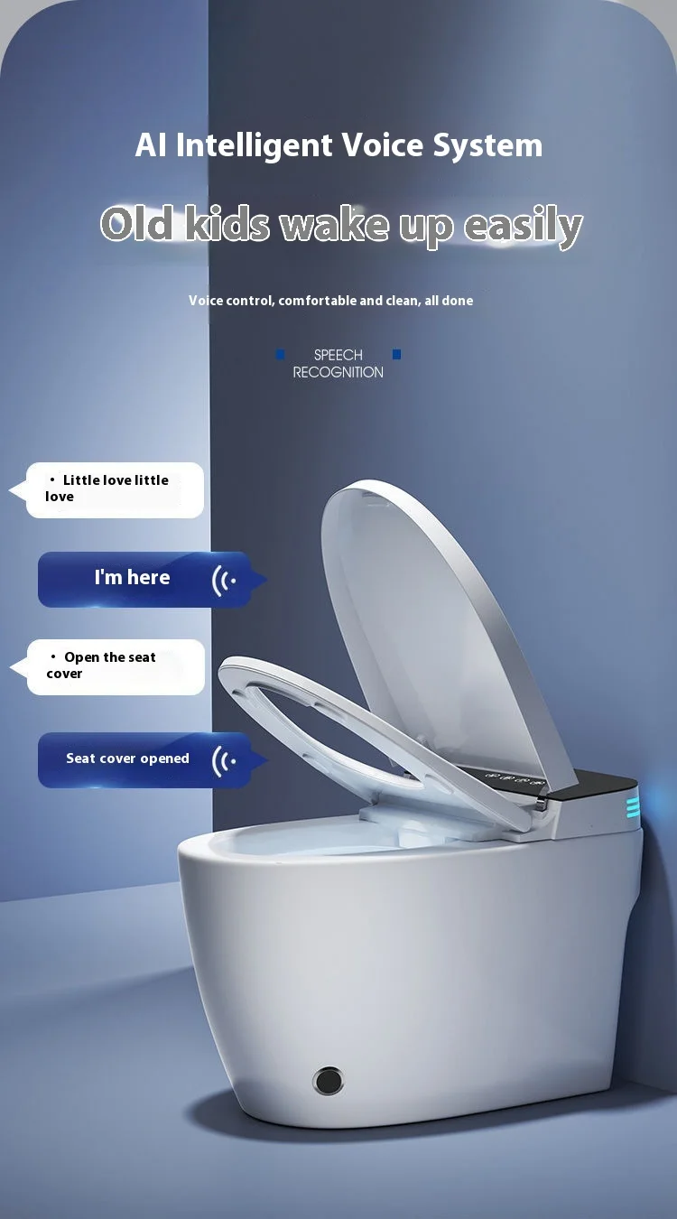 Smart Home Automation System: Square Smart Toilet with Remote Control