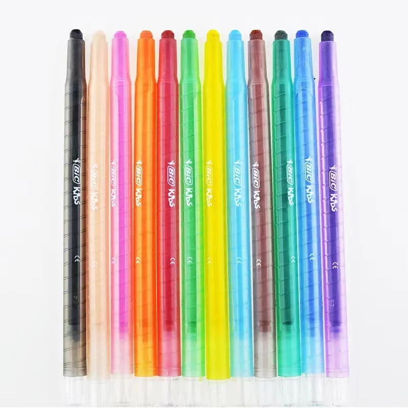 Non-toxic Promotional 6 8 12 24 Pack Crayons Art Colorful Set Colors ...