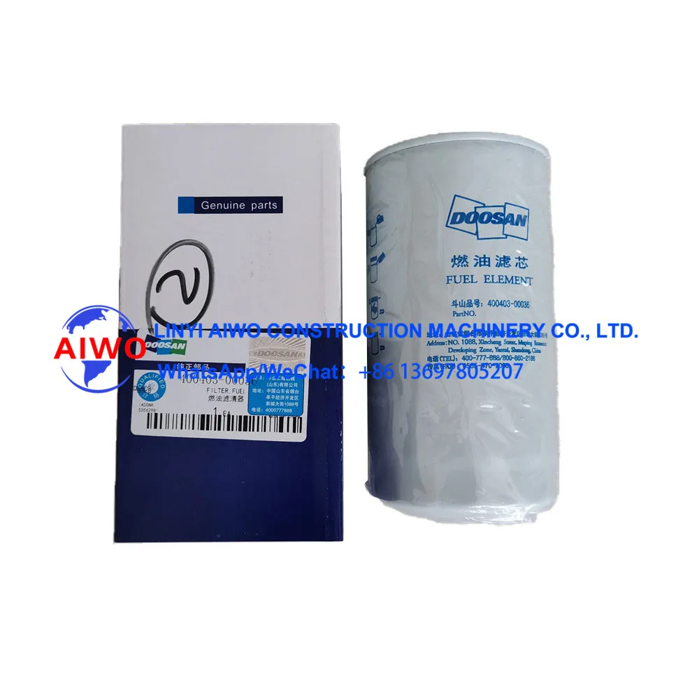 Doosan SD300 Wheel Loader Fuel Filter 400403-00036 for Sale