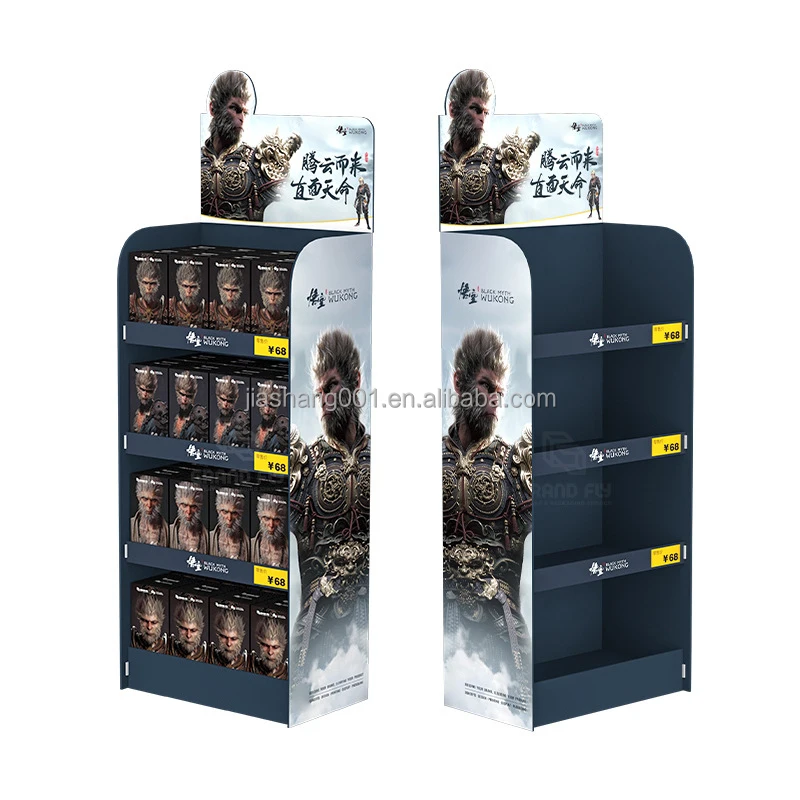 Custom for Portable Eco-friendly Corrugated Cardboard Display Racks ...