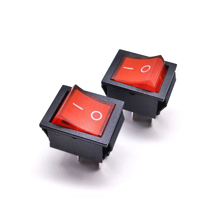 Colorful Head 4 Pins Double Pole Single Throw Rocker Switch With ...