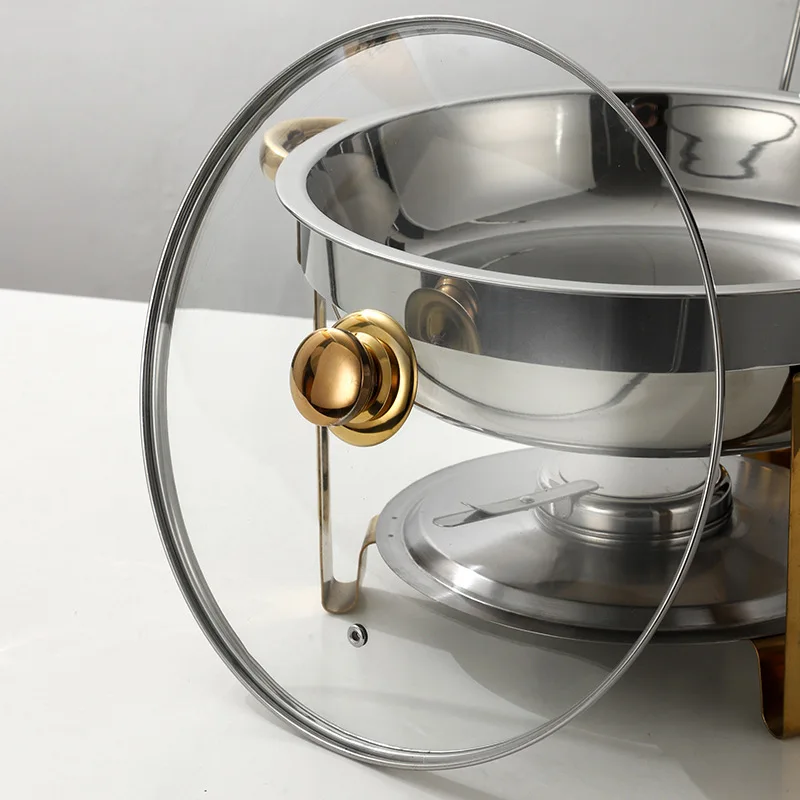 Commercial Stainless Steel Buffet Stove Set with Gas Power Outdoor Hot ...