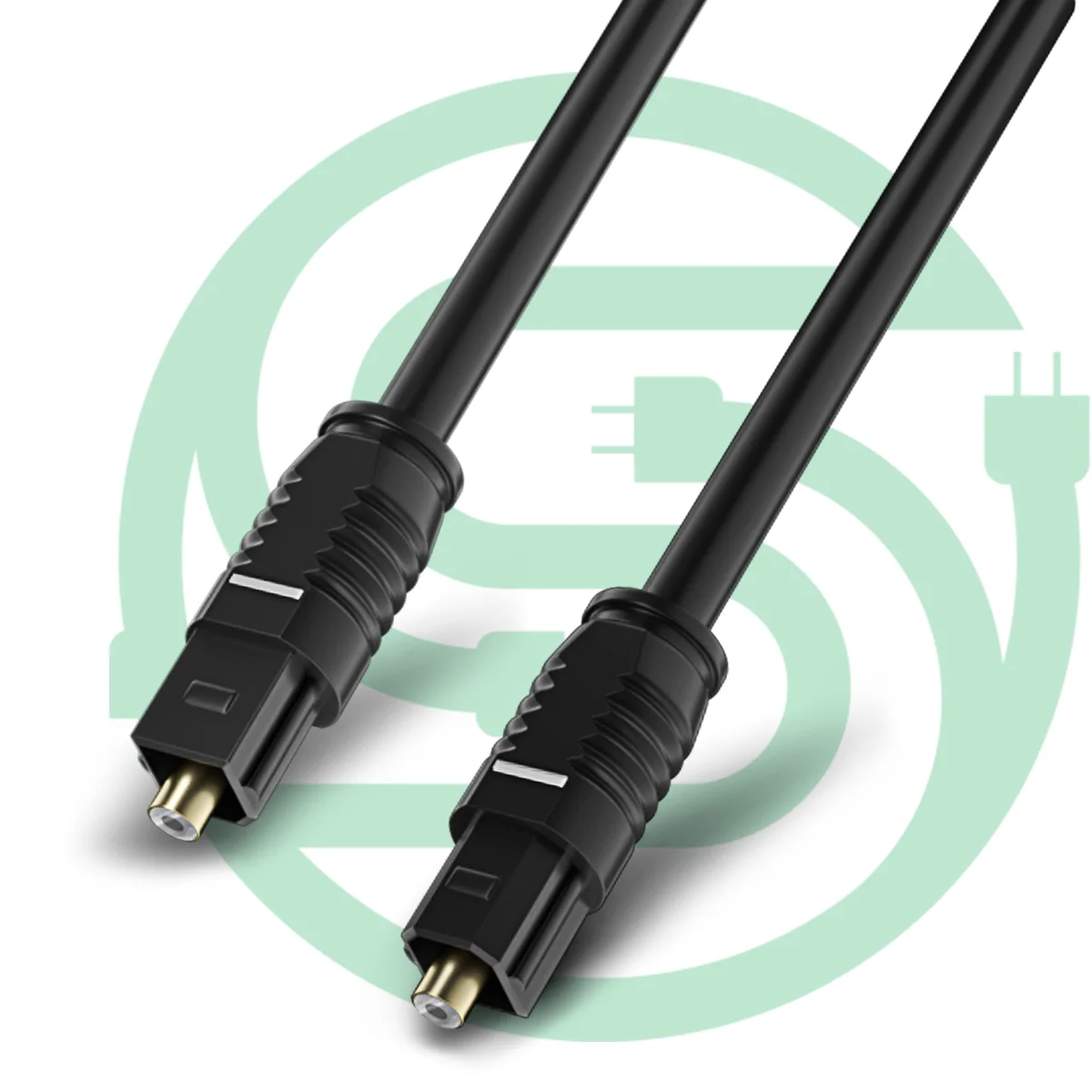 1.5m Optical Audio Cables Connector Optical Fiber Toslink Audio Cable ...