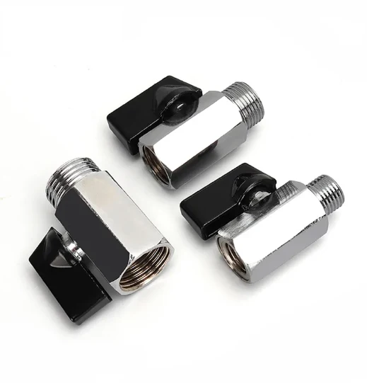 Brass Ball Valve Air Compressor Water Gas Oil Shut Off Valve 1/8" 1/4 ...