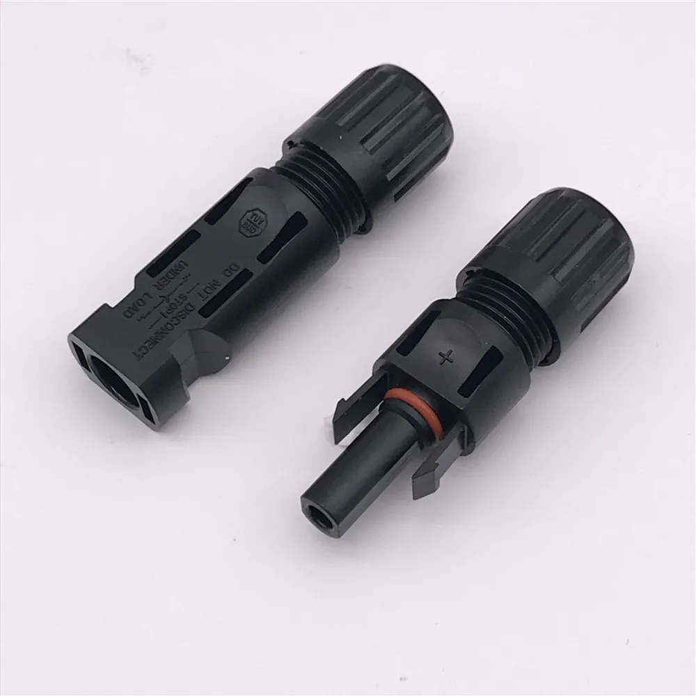 Sinasoalr Male & Female Solar Cable Connectors Ip67 Waterproof 100v 30a ...