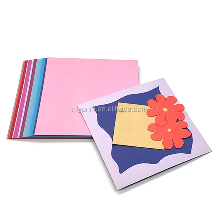 Scrapbook Designs Using Colored Paper